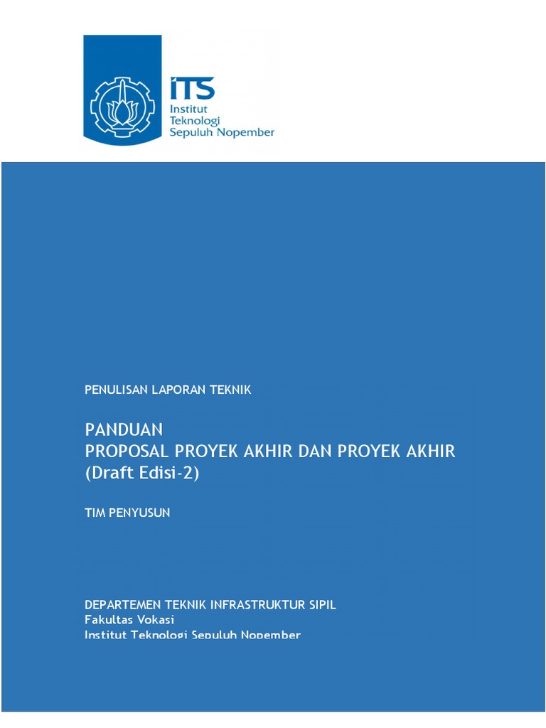 Draft Buku Panduan Penulisan Proyek Akhir - DTIS Rev-X | PDF