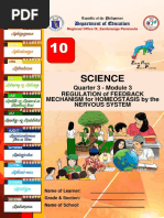 Science 10: Quarter 3 - Module 3: Coordinated Functions of Nervous System | PDF | Nervous System ...