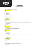 Principles of Management MCQs with Answers | PDF | Strategic Management ...