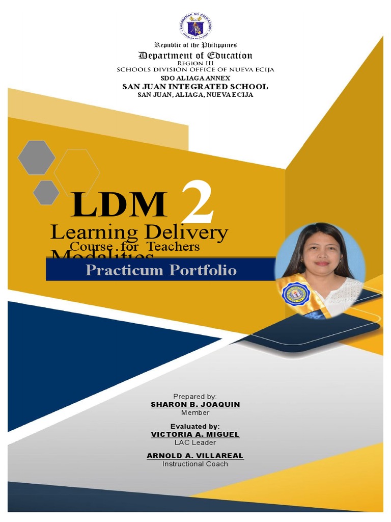 Learning Delivery Modalities: Practicum Portfolio | PDF | Educational ...