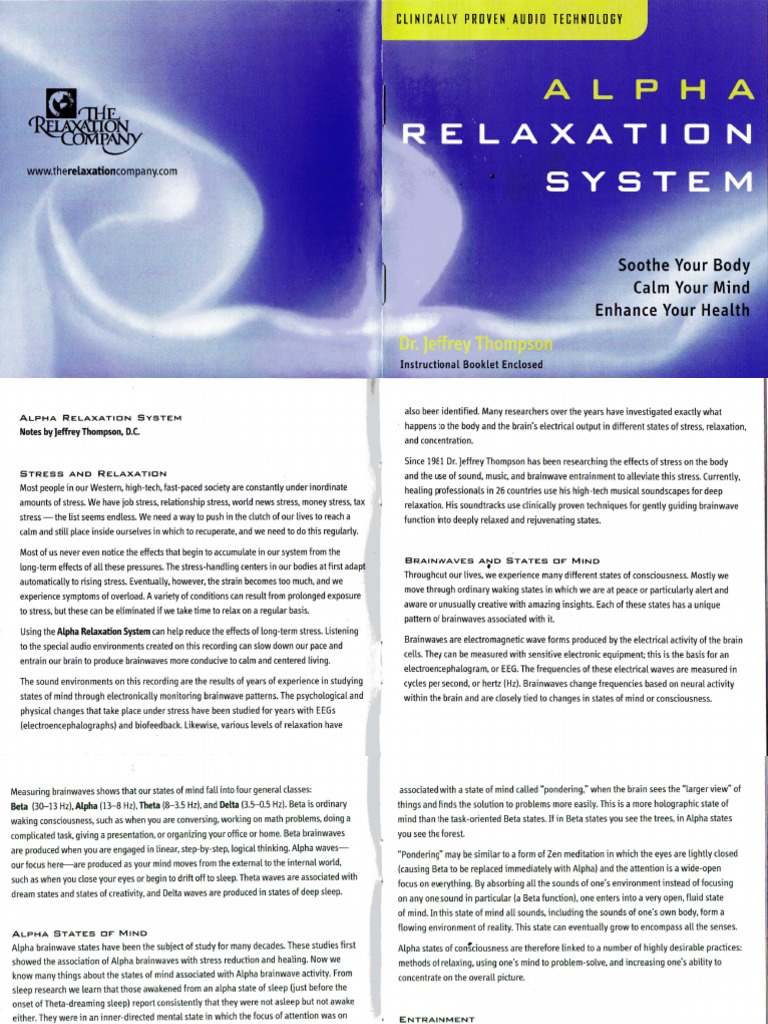 Alpha Relaxation System | PDF