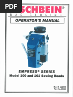 Fischbein Model 100 Parts Manual | PDF | Sewing Machine | Screw