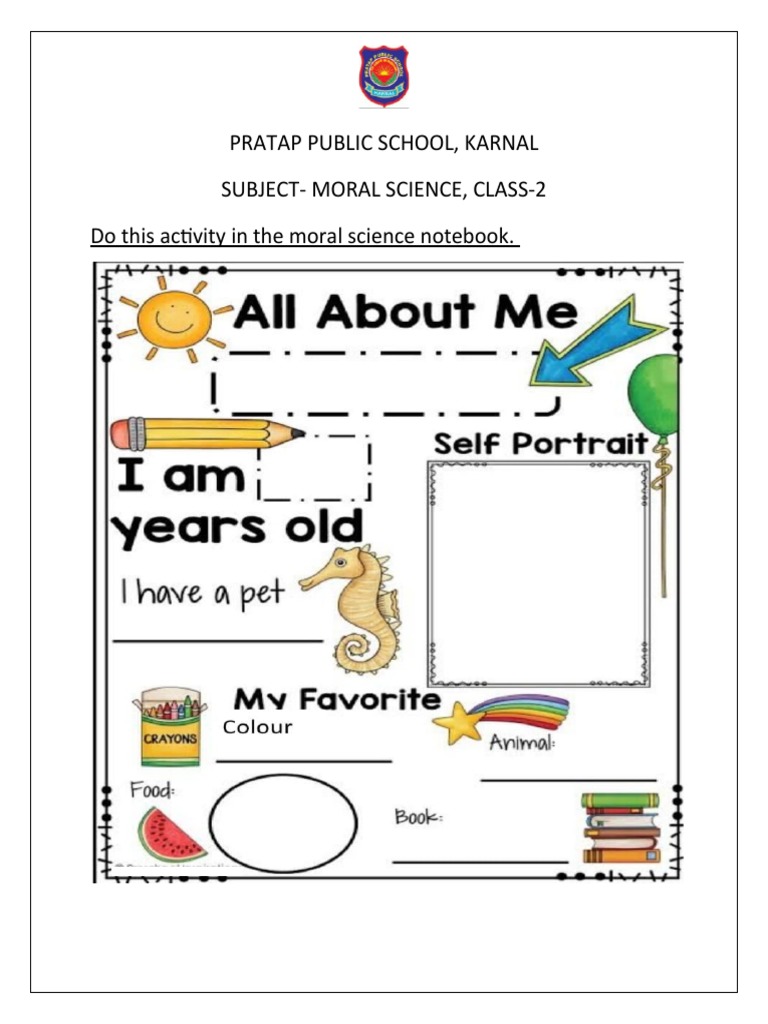 Self Introduction Activity Sheet | PDF