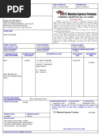 BL Form Oocl | PDF | Cargo | Bill Of Lading