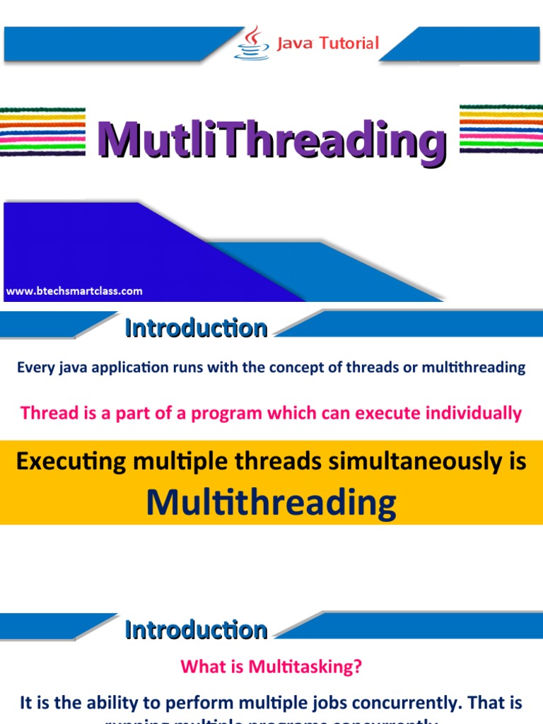 Java Multithreading | PDF | Process (Computing) | Thread (Computing)