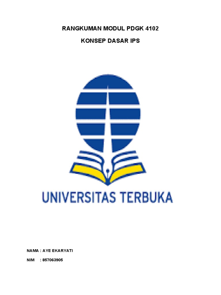 Rangkuman Modul PDGK4102 Konsep Dasar Ips-Aye | PDF
