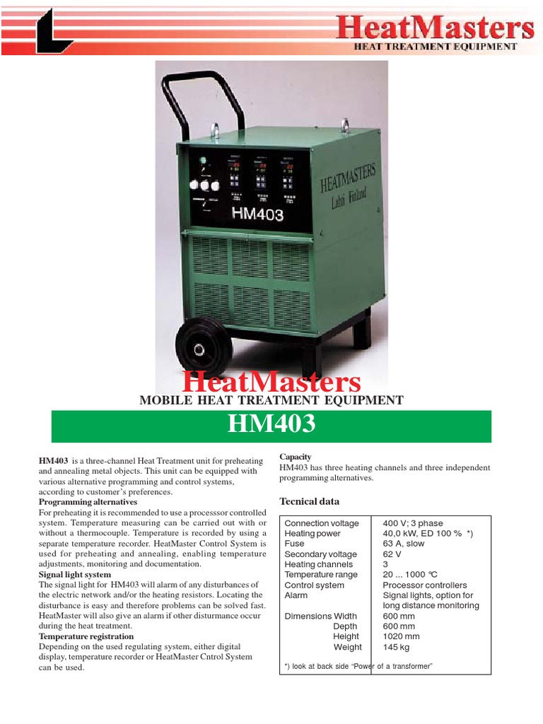 HM403 Eng | PDF | Resistor | Thermocouple