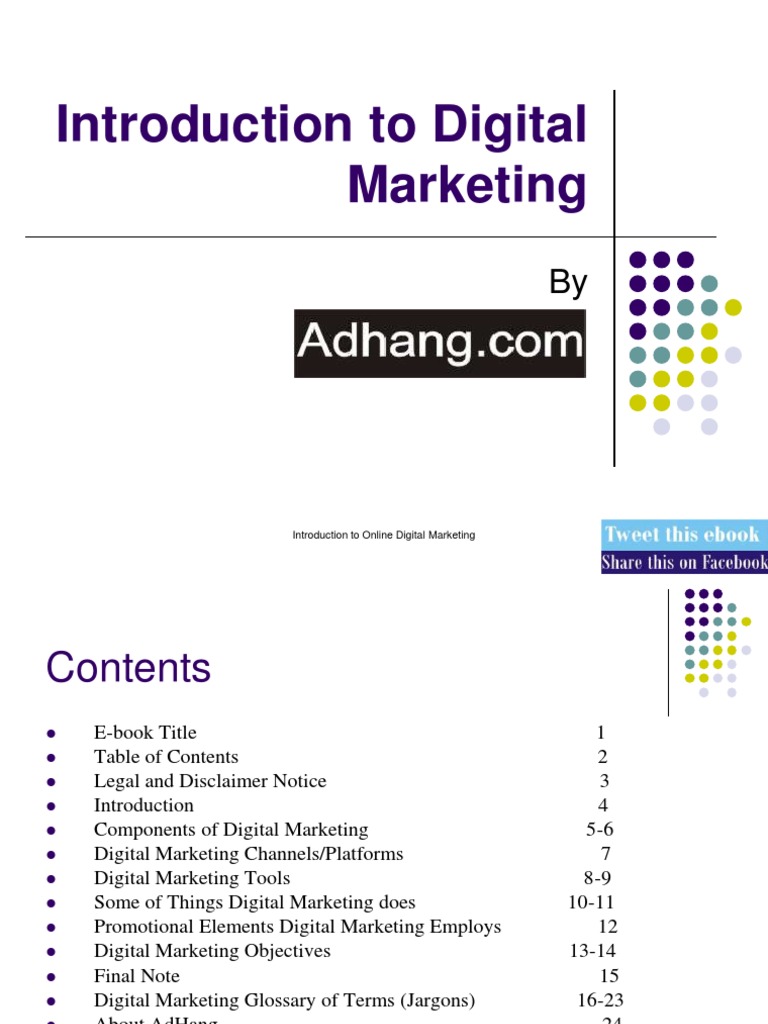 Digital Marketing Guide for Beginners | PDF | Digital Marketing | World ...