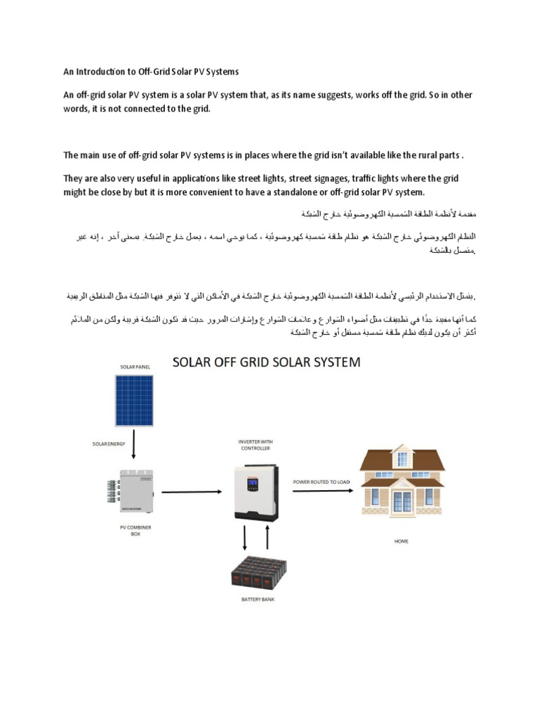 Off Grid | PDF | Photovoltaic System | Solar Power