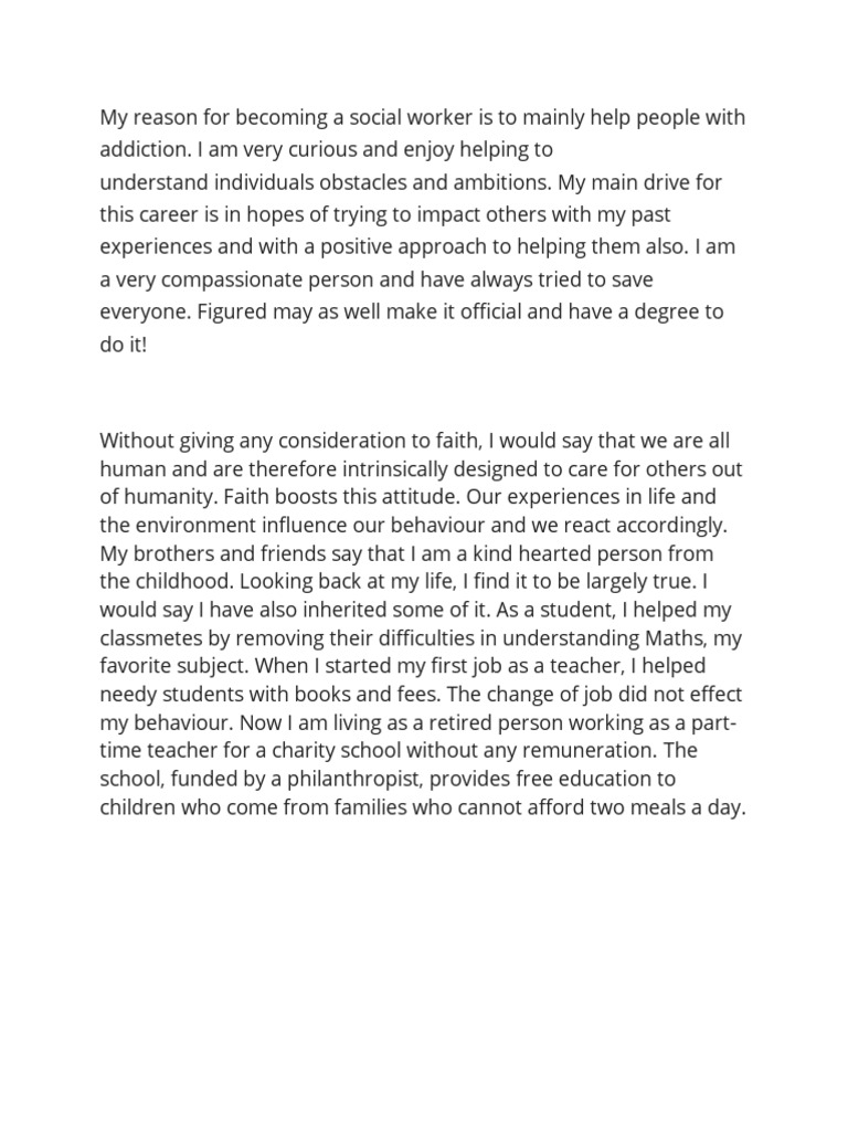 Social Work Interview Quest | PDF