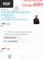 Ulangkaji Bab 3 F5 - Insurans (Soalan) | PDF