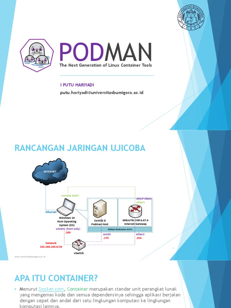 Podman Thenextgenerationoflinuxcontainertools Final 201022030026 | PDF