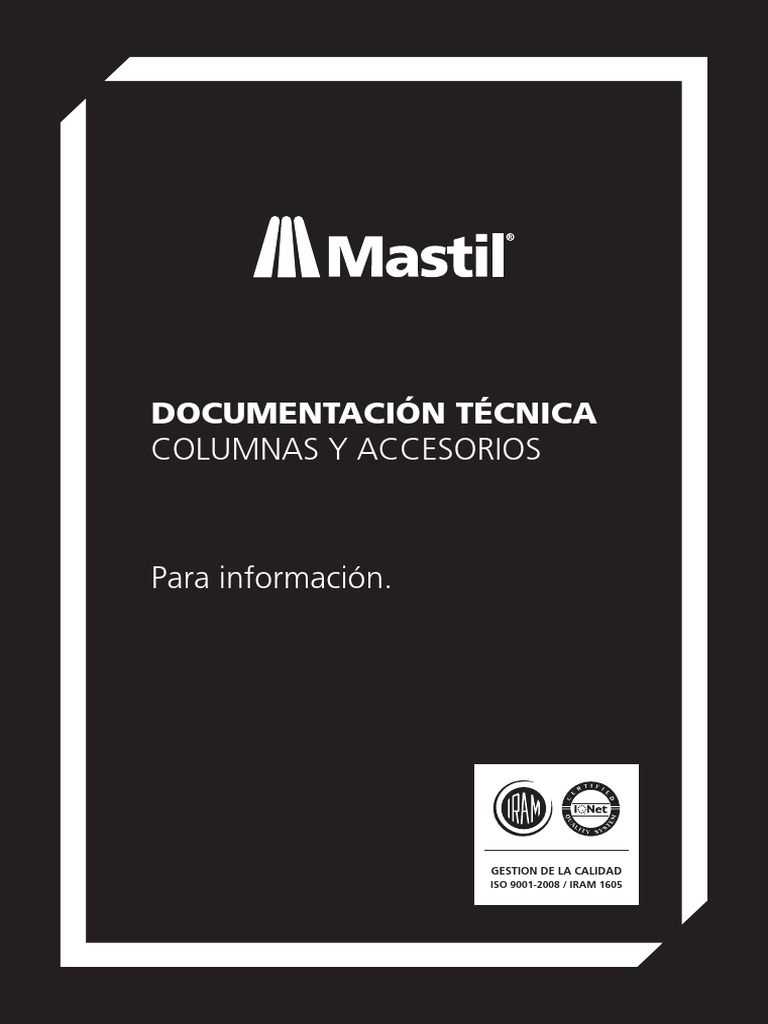 Catalogo Mastil | PDF | Hormigón | Materiales