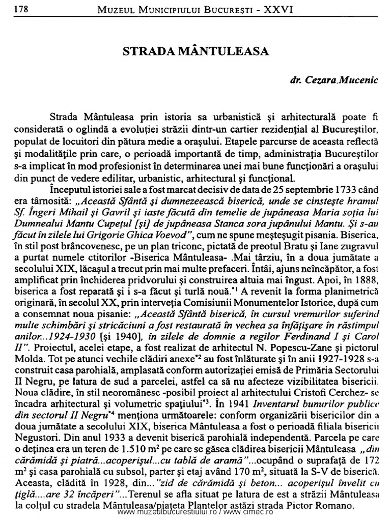 26 Bucuresti Materiale de Istorie Si Muzeografie XXVI 2012 180 | PDF
