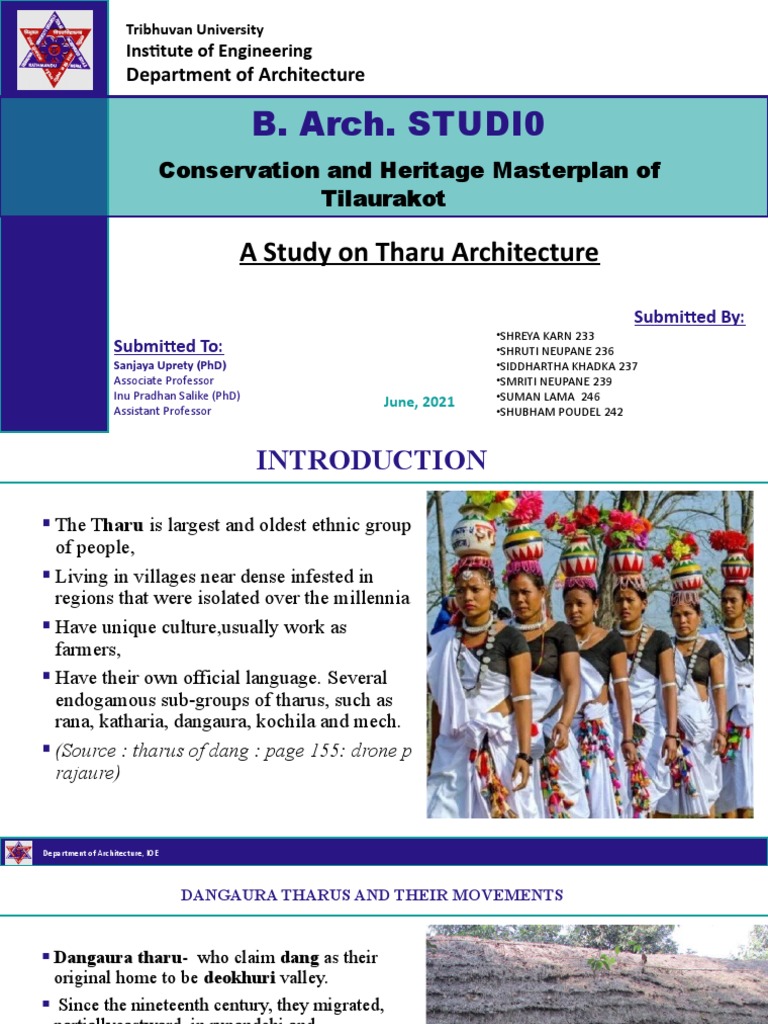 Tharu Architecture: Tradition and Change | PDF | Column | Building ...