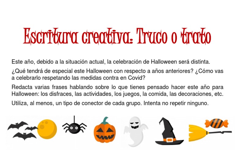 Escritura Creativa - HALLOWEEN | PDF