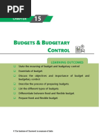 Budgetary and Non-Budgetary Control Techniques | PDF
