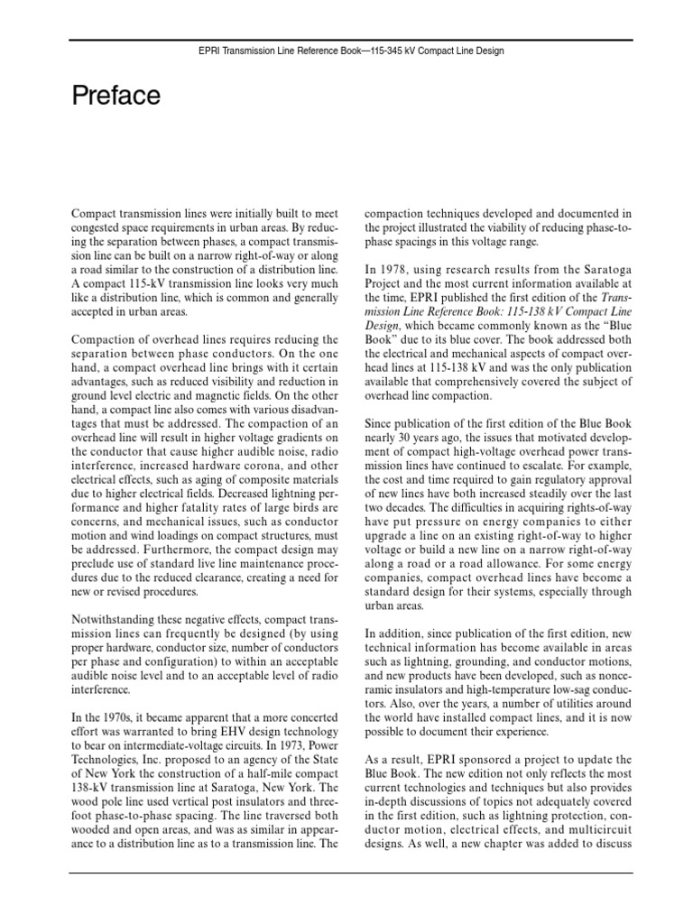 EPRI Transmission Line Reference Book-115 345 KV Compact Line Design ...