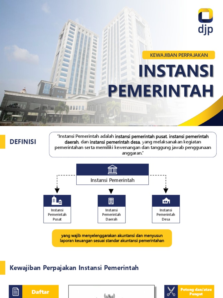 Kewajiban Perpajakan Instansi Pemerintah 29 | PDF