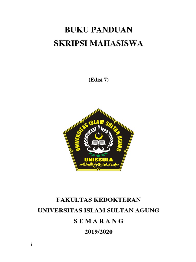 Buku Panduan Skripsi Mahasiswa 2019 | PDF