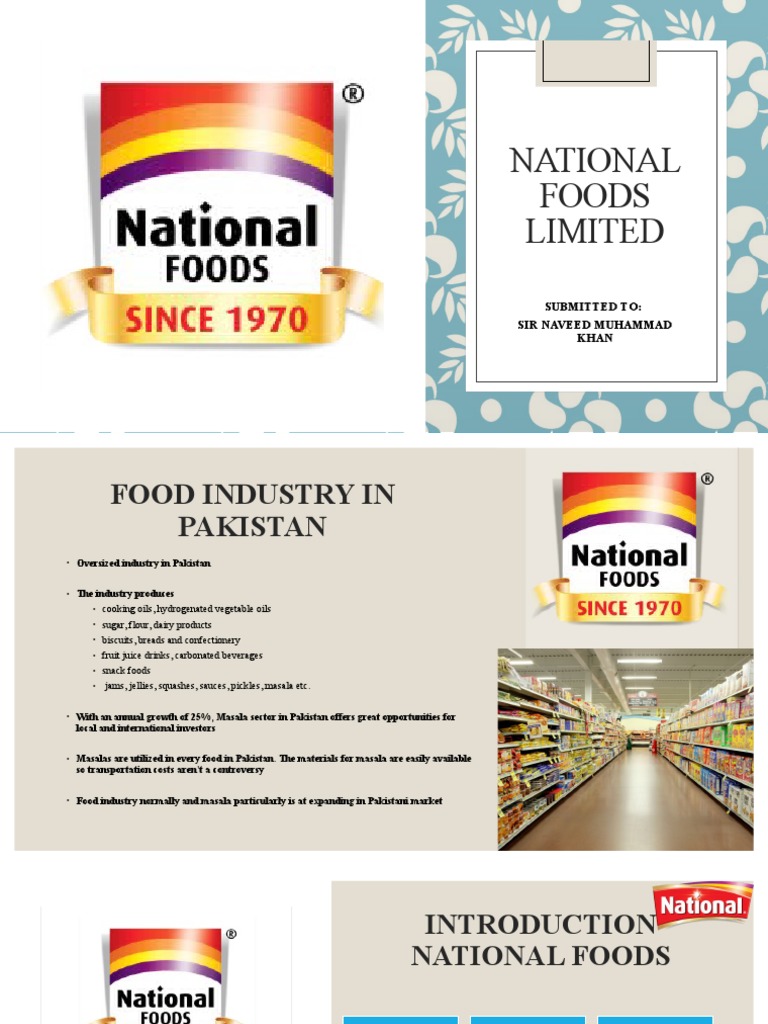 National Foods | PDF | Brand | Foods