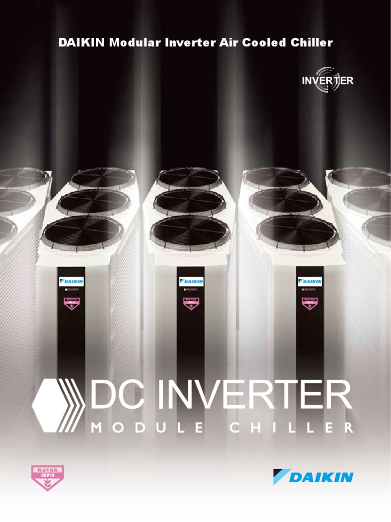 DAIKIN Modular Inverter Air Cooled Chiller: R410A R410A R410A | PDF ...
