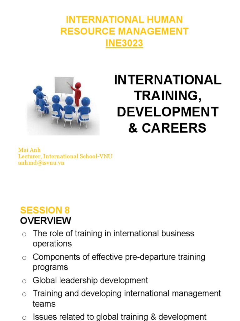 International Human Resource Management INE3023: International Training ...
