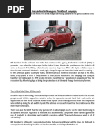 Think Small - Volkswagen's Ad Campaign | PDF