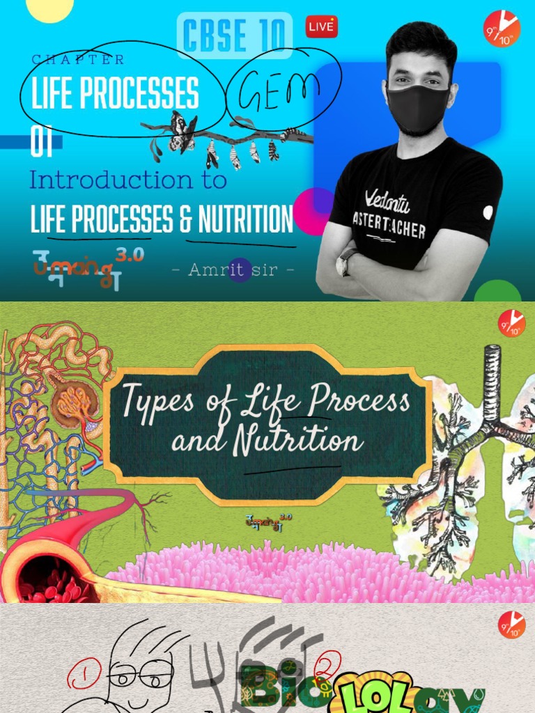 Life Processes and Nutrition Guide | PDF | Nutrition | Diet & Nutrition