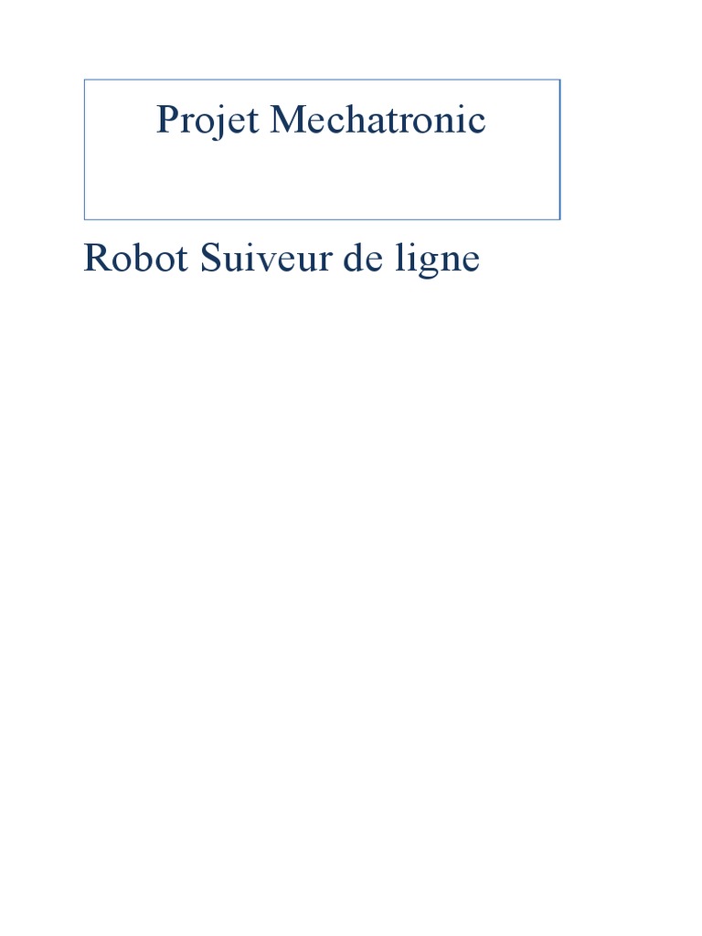 Robot Suiveur de Ligne: Guide Complet | PDF | Capteur | Arduino