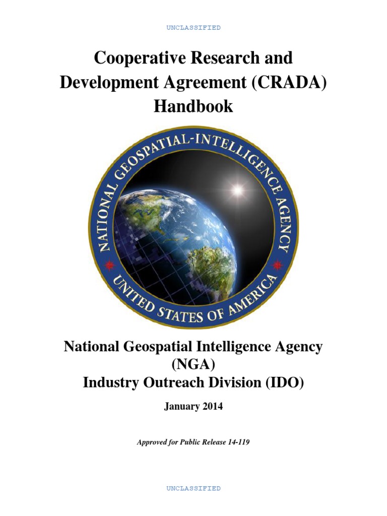 Cooperative Research and Development Agreement (CRADA) Handbook | PDF ...