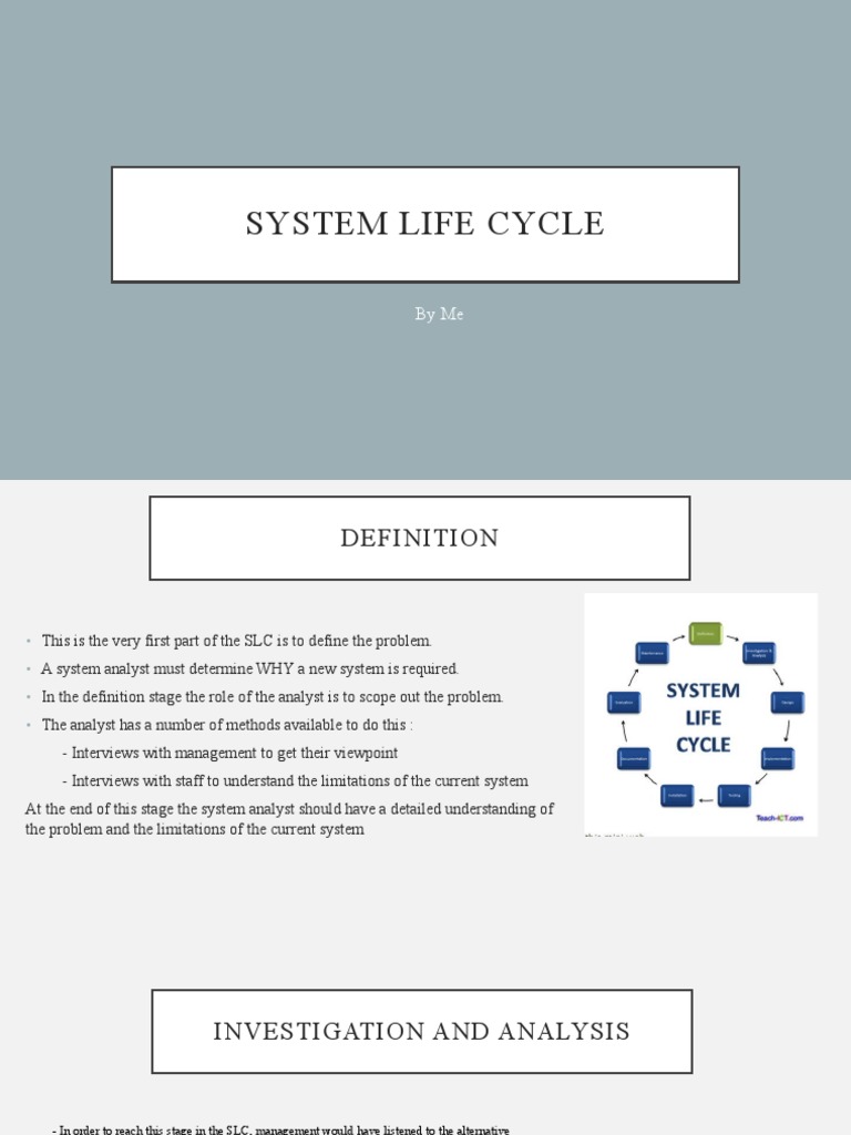System Life Cycle | Download Free PDF | Software Development Process ...