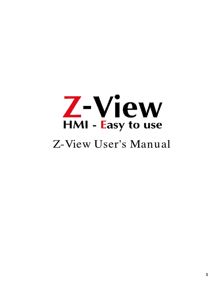 Z-View User's Man Ual | PDF | Port (Computer Networking) | Icon (Computing)