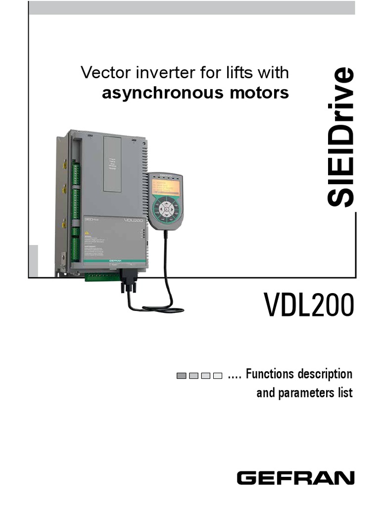 004 VDL200, Functions Description and Parameters List | Download Free PDF | Parameter (Computer ...