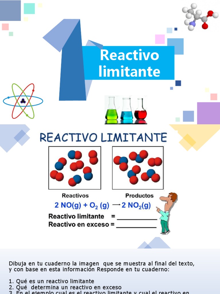 Reactivo Limitante en Reacciones Químicas | PDF | Estequiometría | Cloro