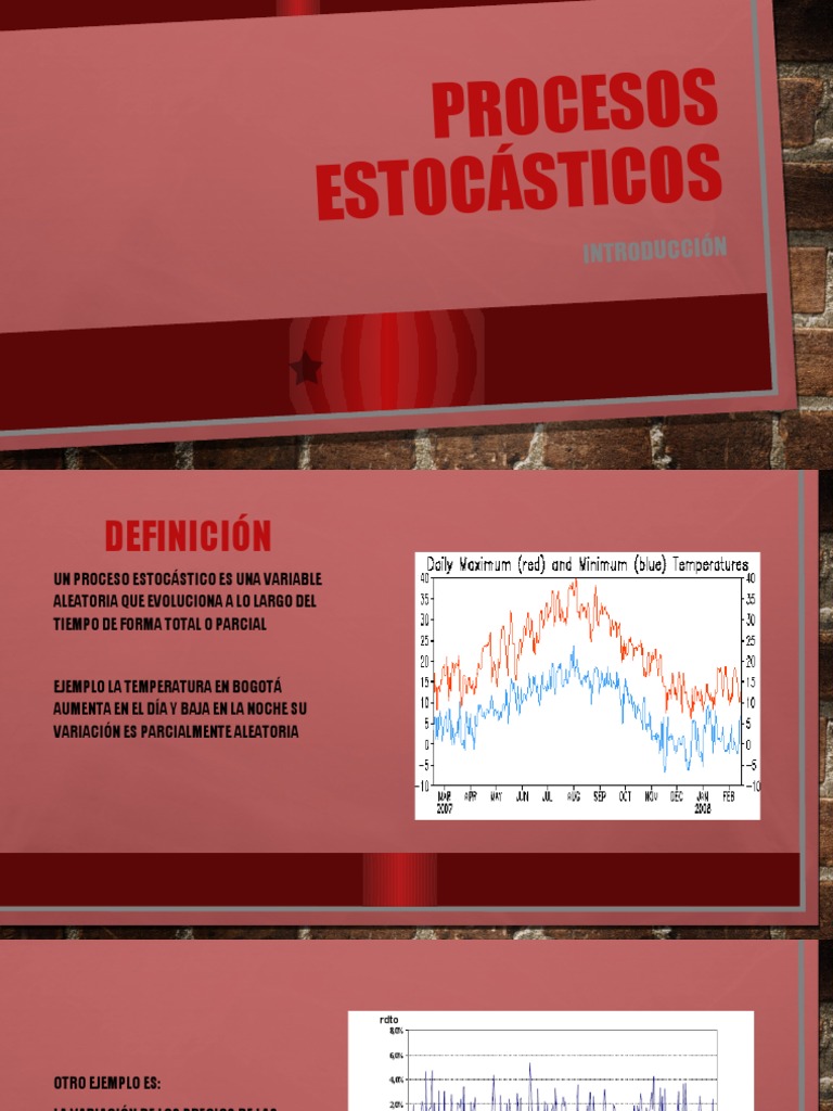 Procesos Estocásticos | PDF | Estocástico | Proceso estocástico