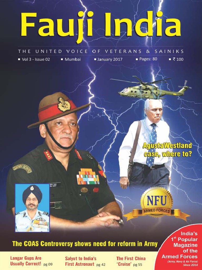 Jan 17 FAUJI INDIA Magazine PDF | PDF | Defense Policy | Military