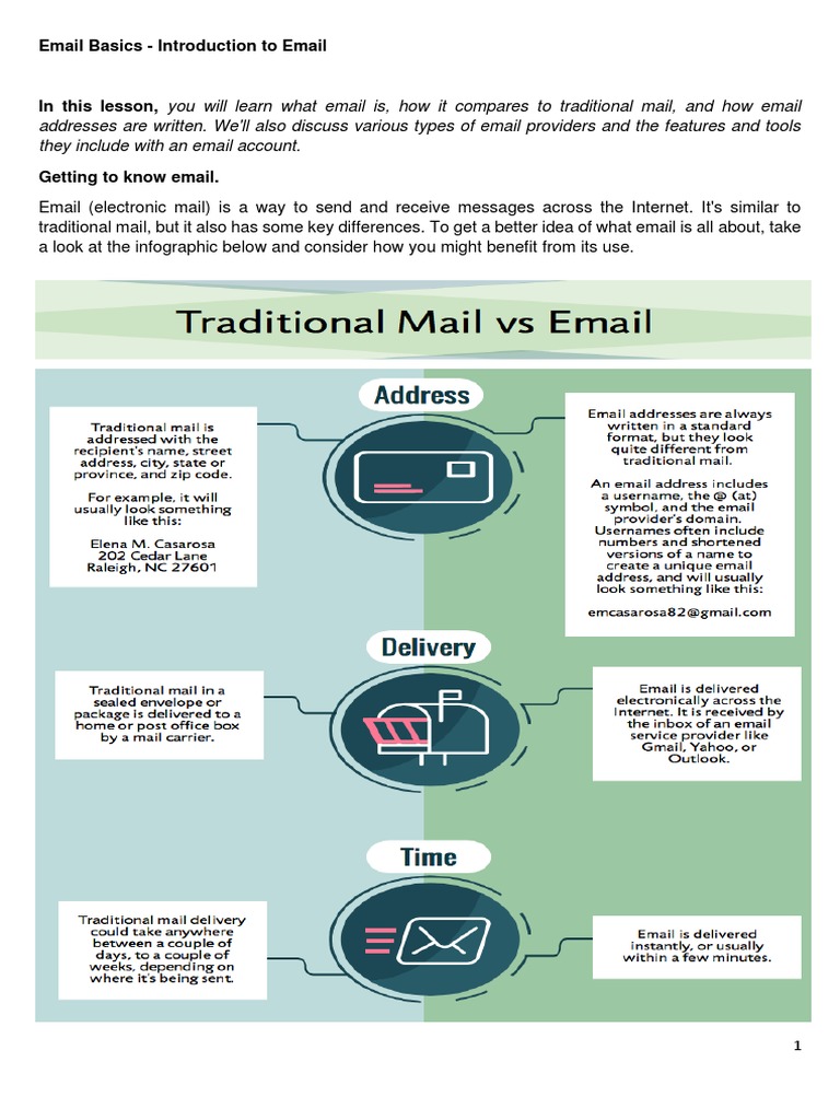 Email Basics | PDF | Gmail | Email Address