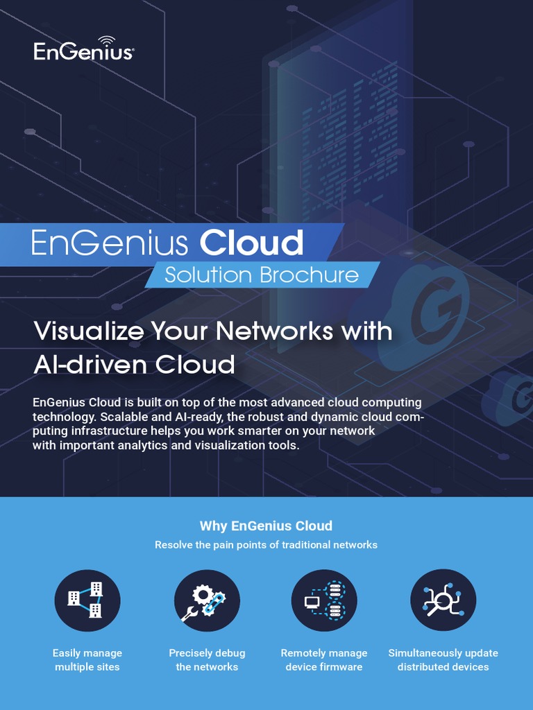 2020 EnGenius Cloud Solution Brochure - v1 | Download Free PDF | Cloud Computing | Wi Fi