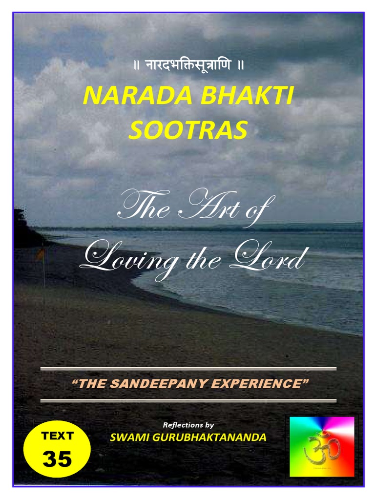 Narada Bhakti Sutras GuruBhaktananda | PDF | Bhakti | Love