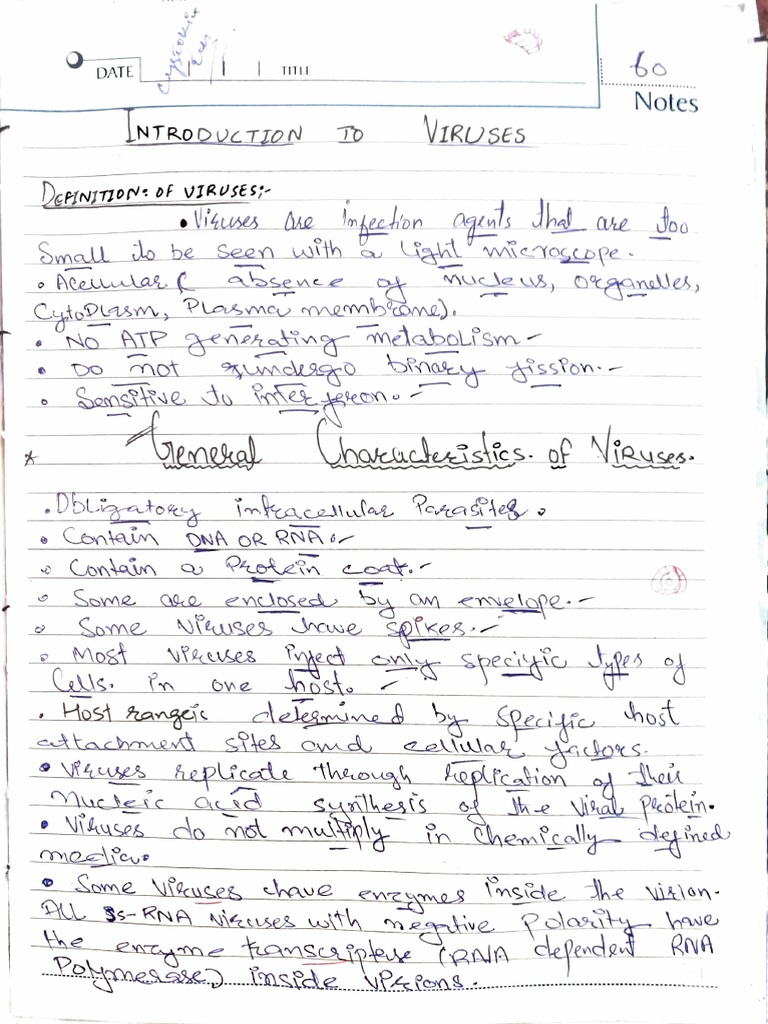 Introduction To Viruses | PDF | Virus | Microscopy