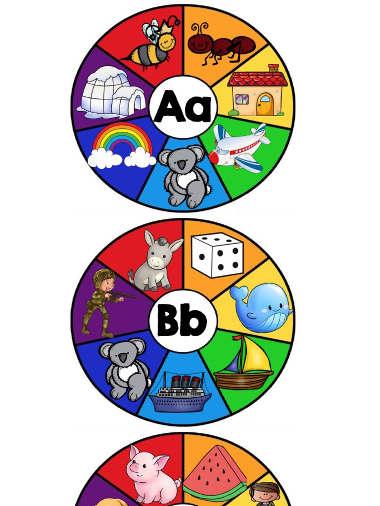 Ruletas Del Abecedario | PDF