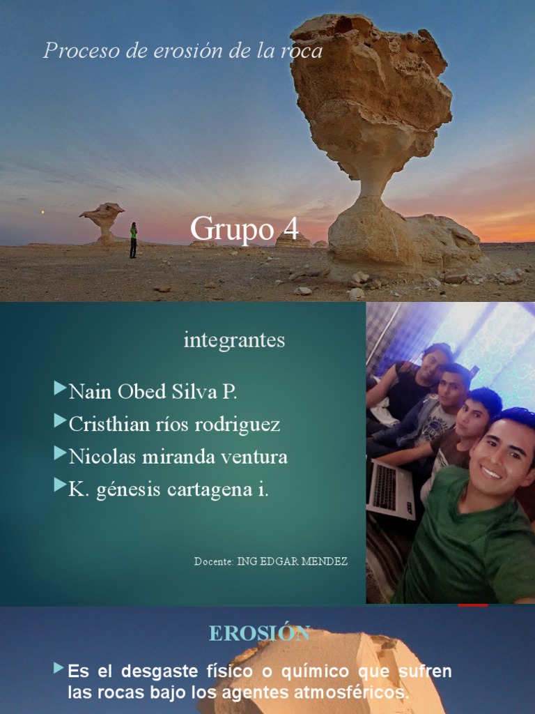 Proceso de Erosión de La Roca | PDF | Erosión | Roca (geología)