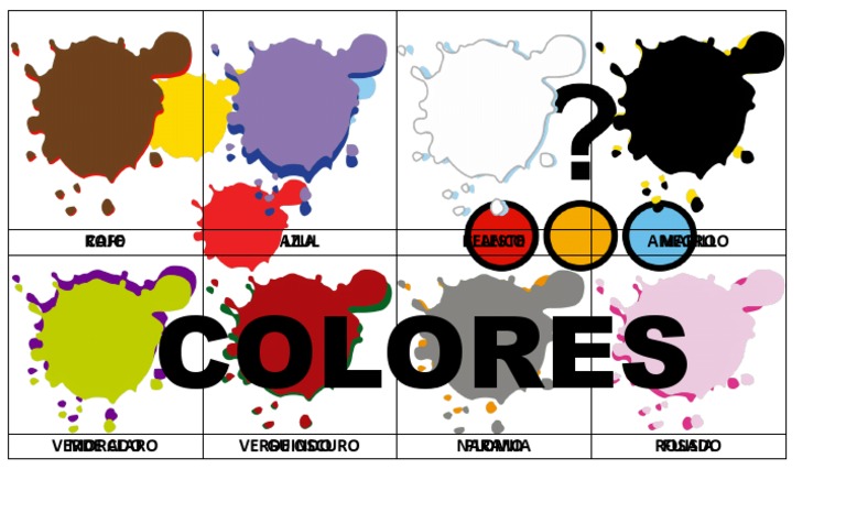 Pictogramas de Colores | PDF