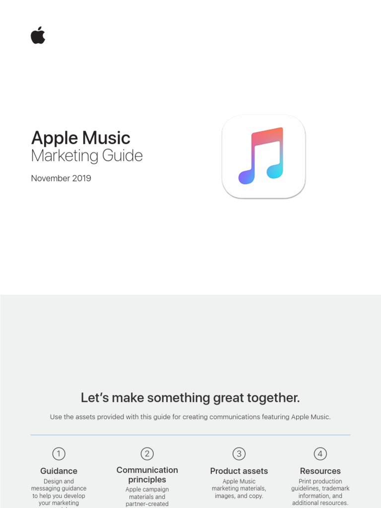 Apple Music: Marketing Guide | Download Free PDF | Apple Inc. | I Phone