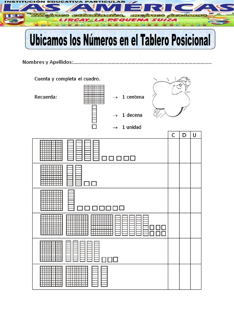 Hojas De Trabajo De Valor Posicional Que Comparan Números