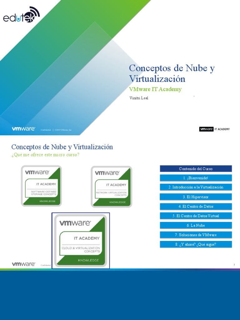 Cloud and Virtualization Concepts Muni | PDF | V Mware | Virtualización