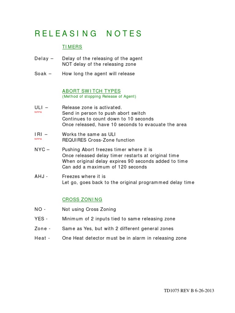 06 REL - Notes - RevBTD1075 | PDF