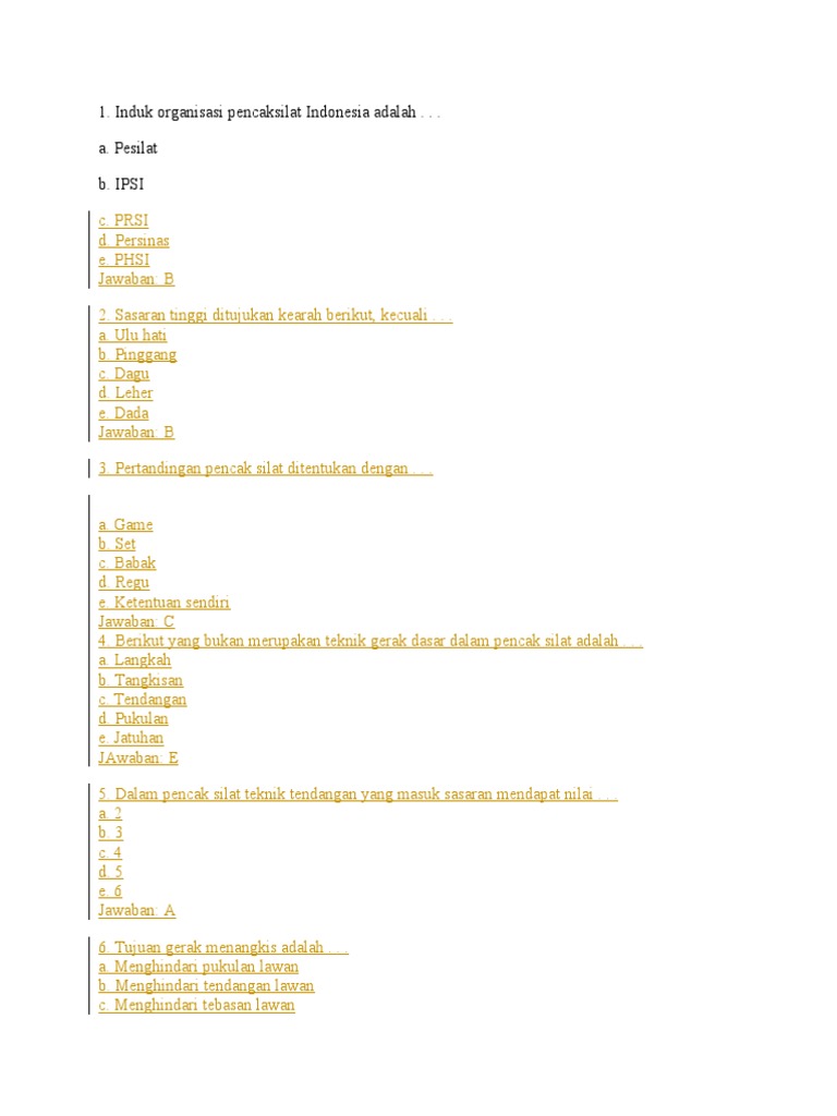 Soal Olahraga | PDF | Karier & Perkembangan | Olahraga & Rekreasi