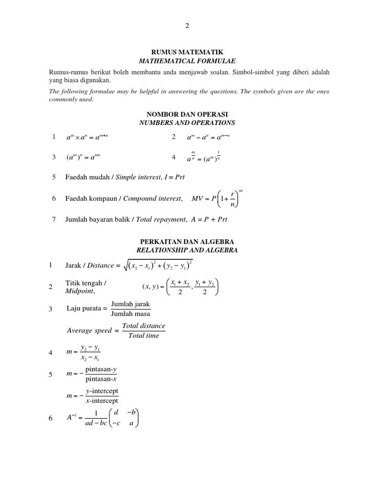 RUMUS | PDF | Area | Geometry